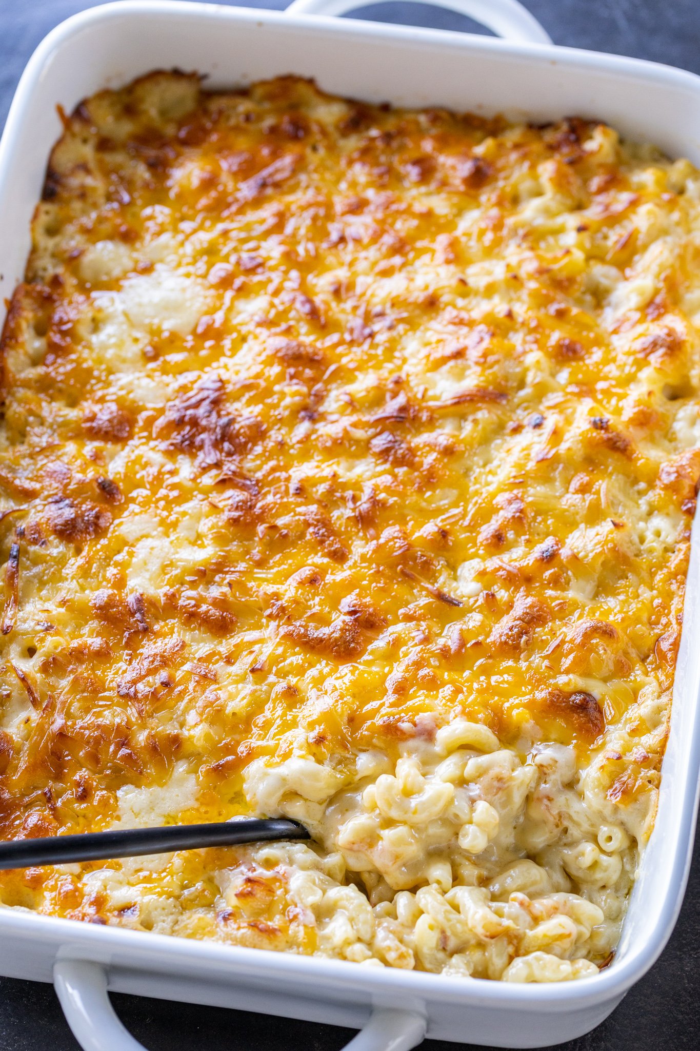 Easy Baked Mac and Cheese - Momsdish