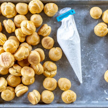 Cream Puffs (Easy Filling) - Momsdish