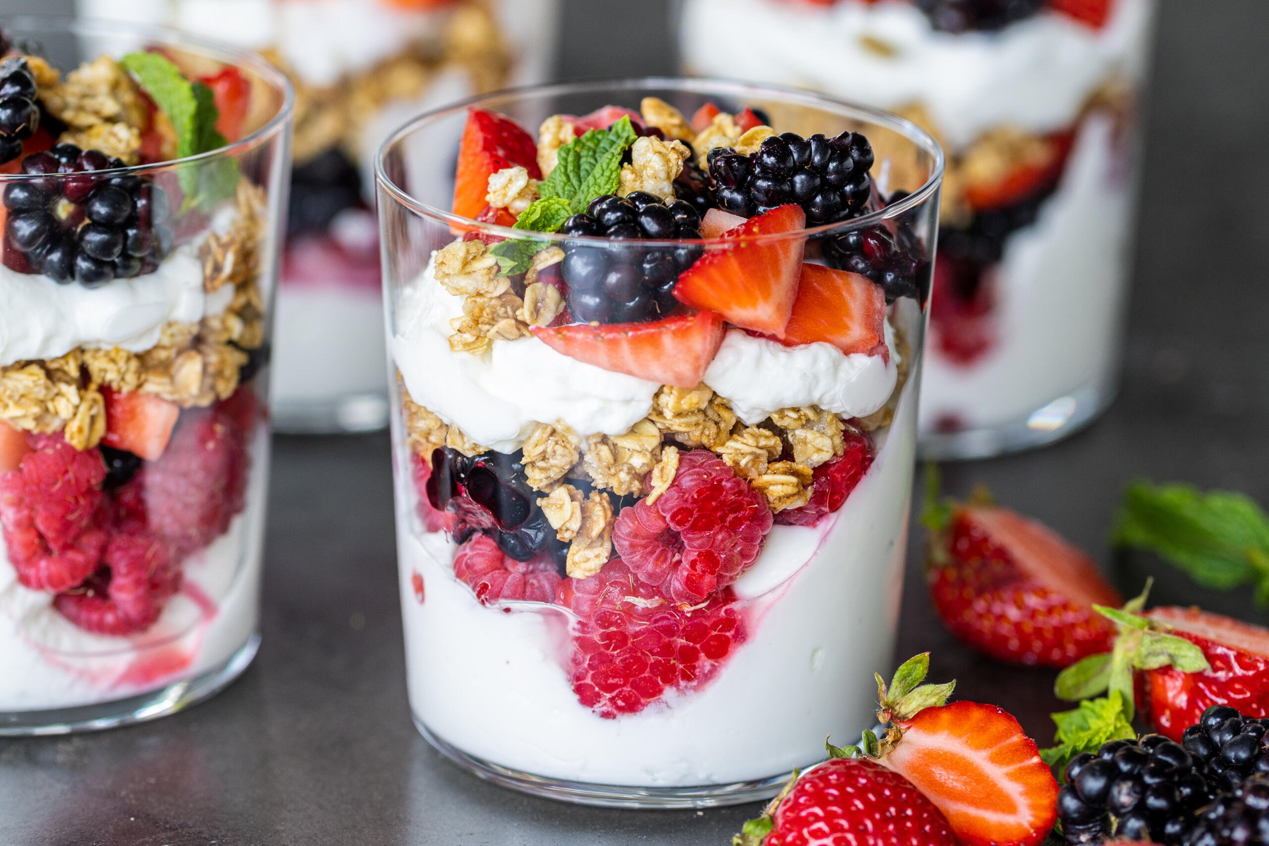 Yogurt Parfaits (with Varieties) - Momsdish