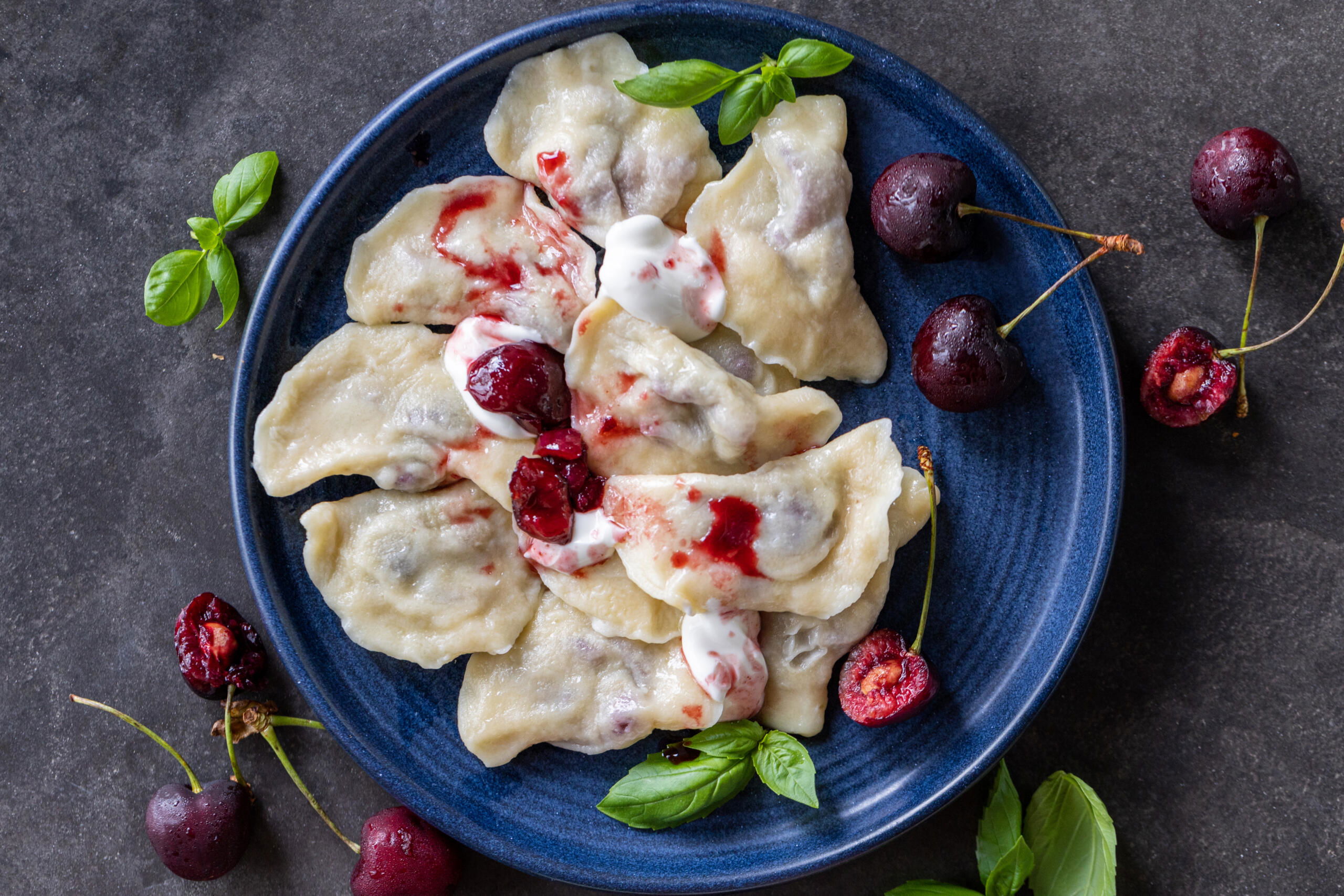 Cherry Vareniki (Cherry Dumplings) - Momsdish