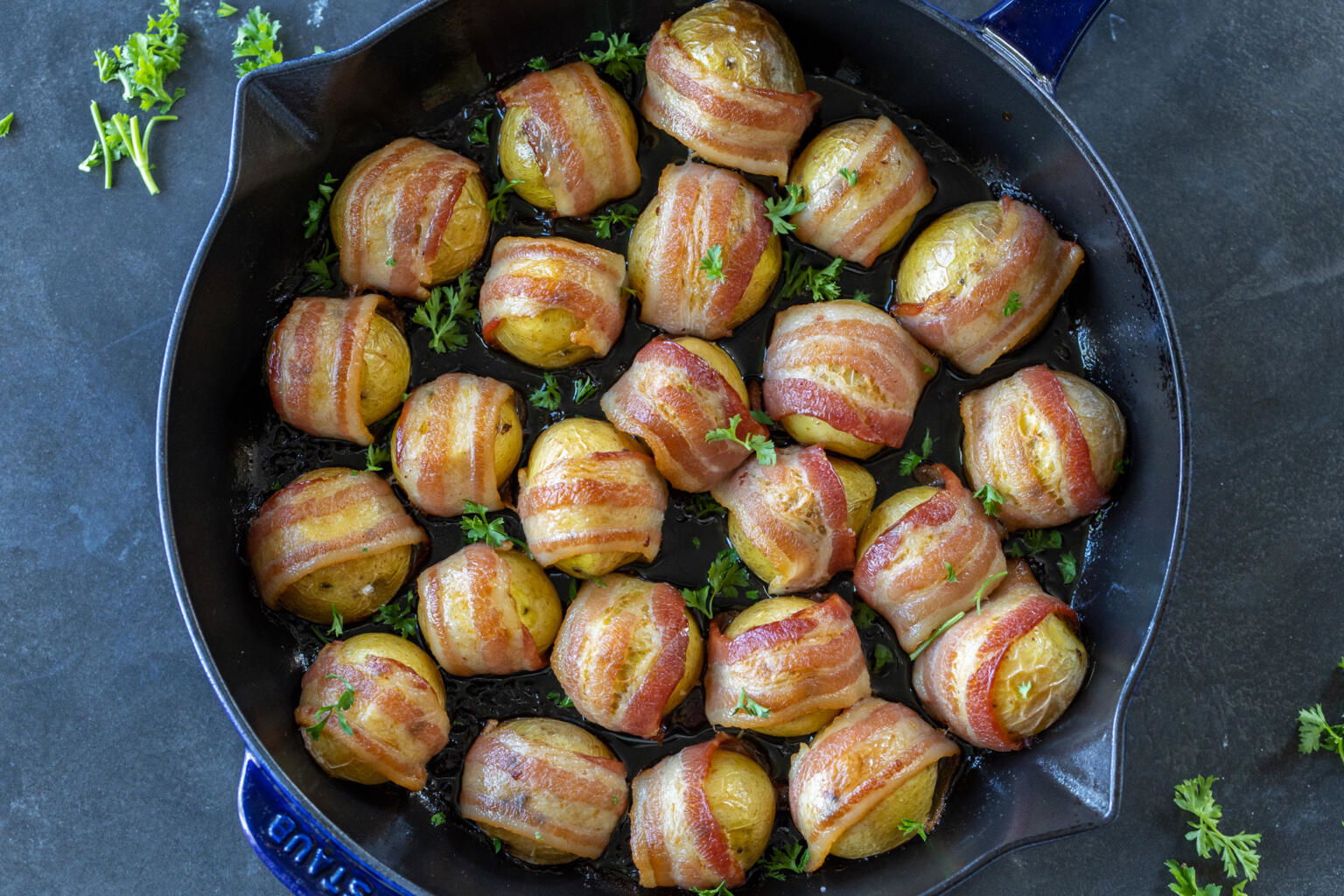 Bacon Wrapped Potatoes - Momsdish