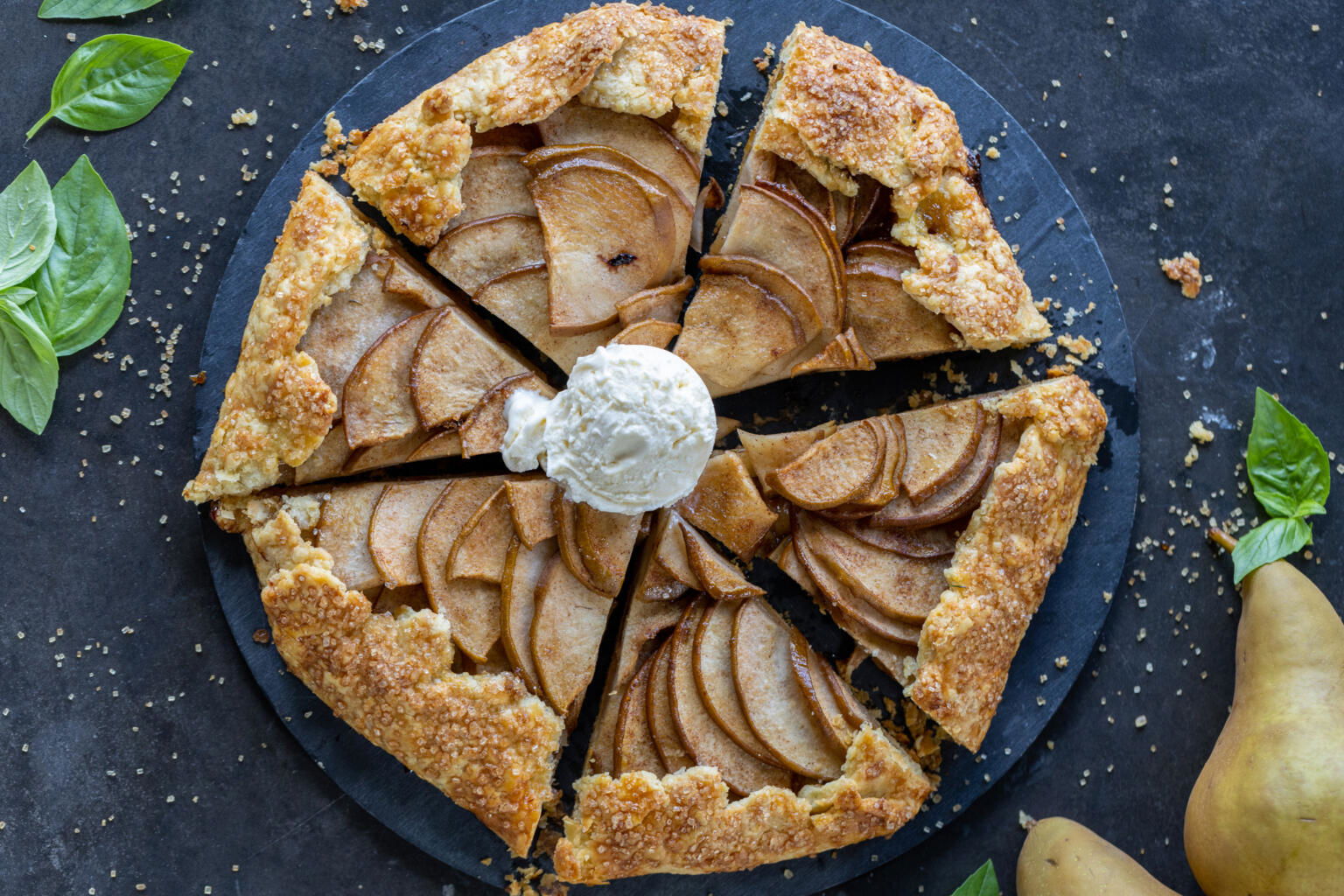 Easy Pear Galette - Momsdish